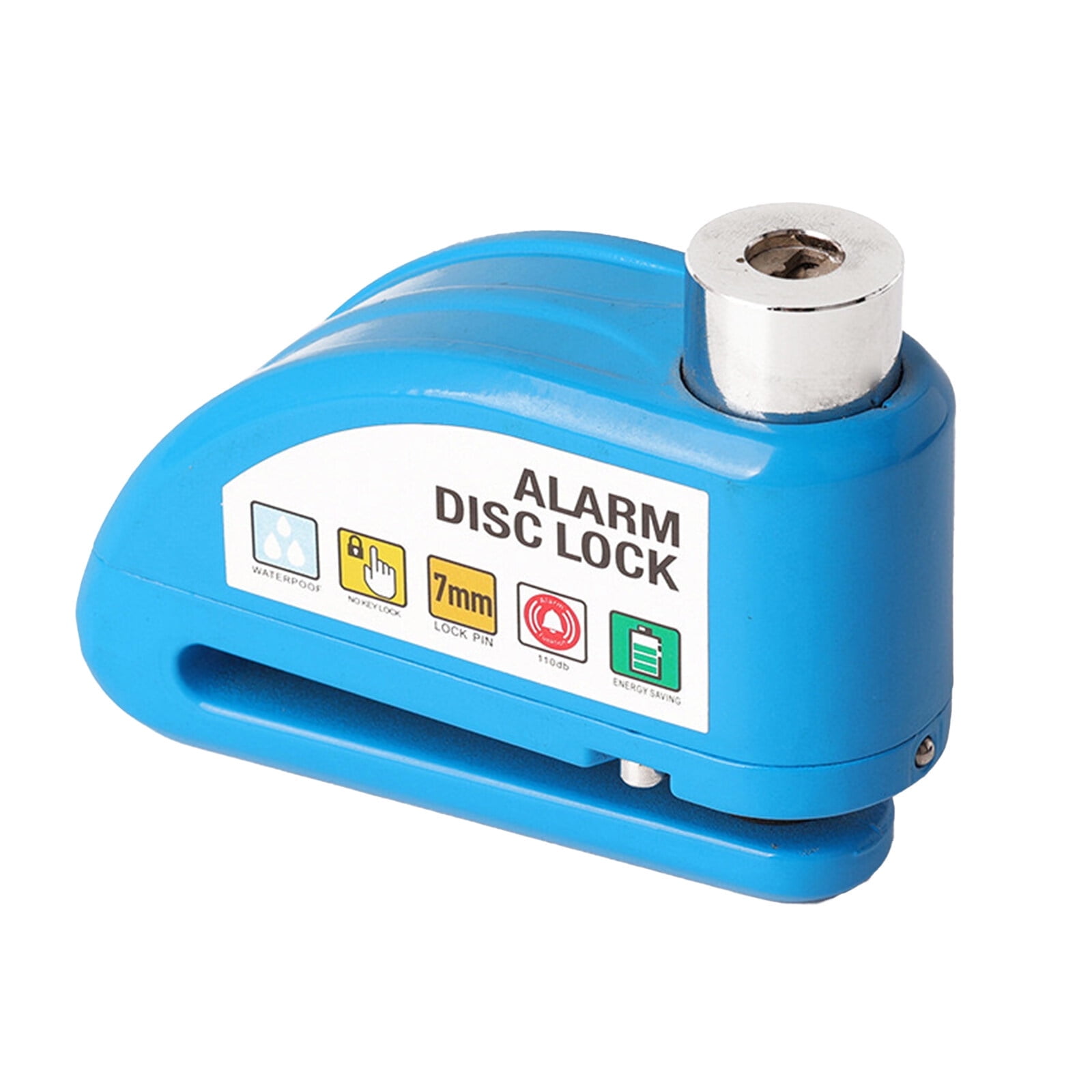 SOONHUA Lock Rechargeable, 110dB Alarm Disc Brake Locks Anti-Theft ...