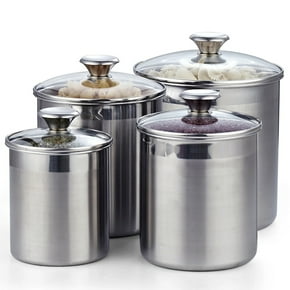 Kitchen Stainless Steel Canisters
