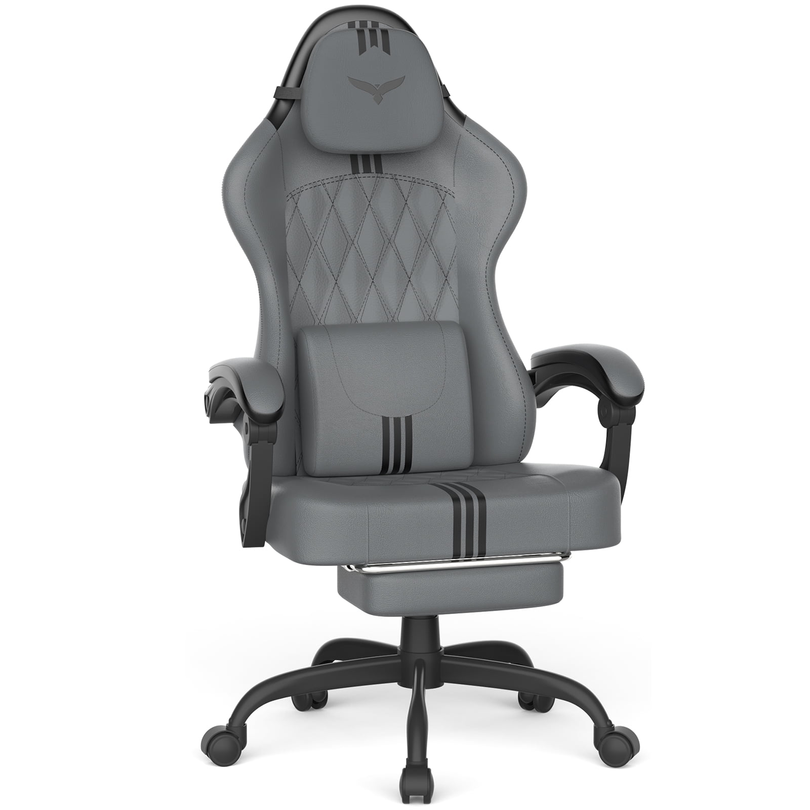 SOONTRANS Ergonomic Gaming Chair with Footrest, Adult Office Chair with ...