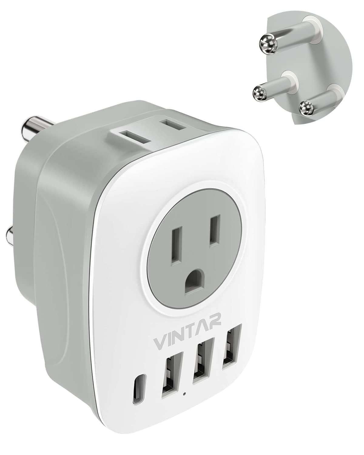 SOOPE European Travel Plug Adapter, International Power Plug Adapter ...