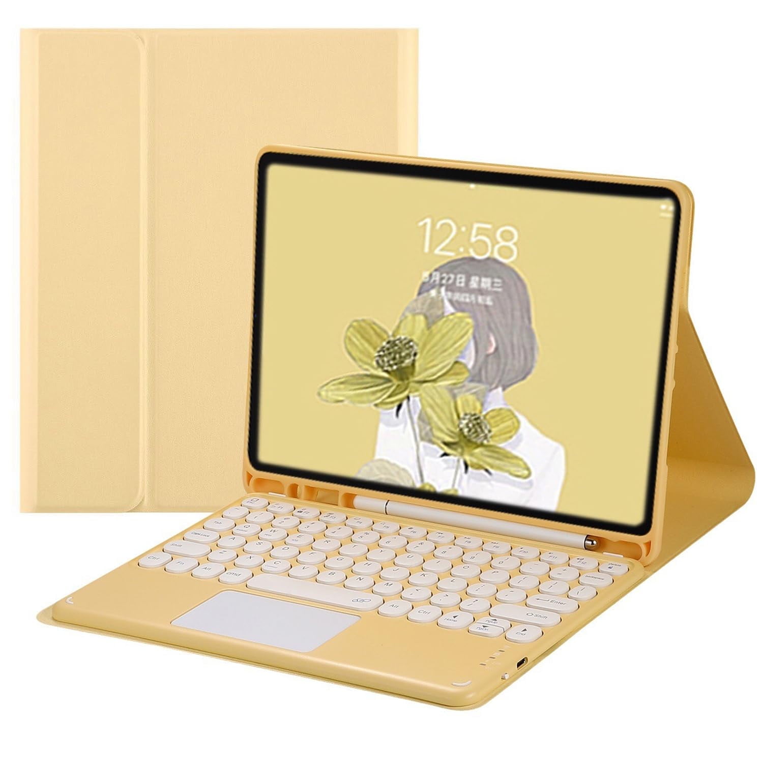 SOOPE Touchpad Keyboard Case Compatible with iPad Air 13-inch (M2, 2024 ...