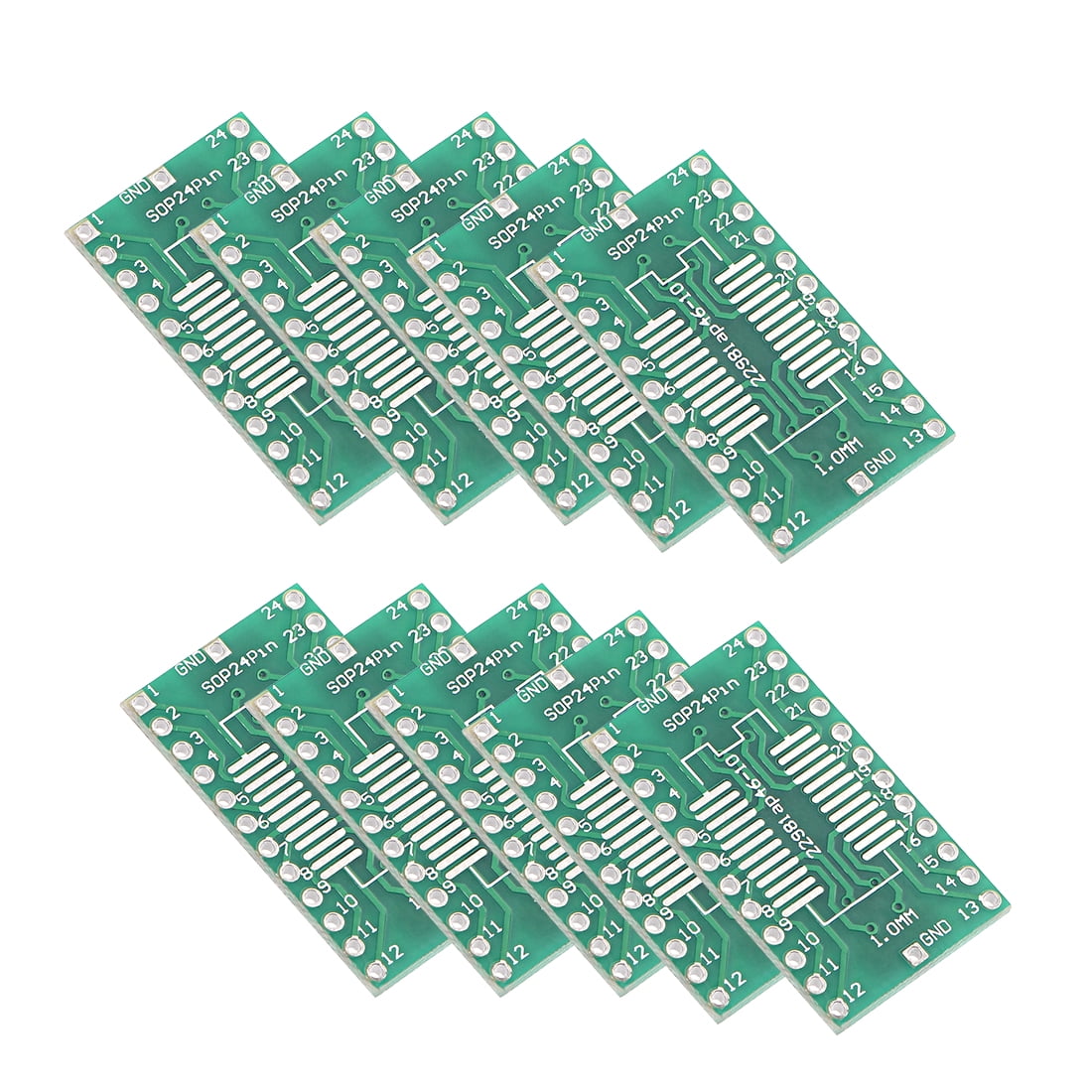 SOP 24PIN 1MM to DIP Adapter PCB Board SMD Converter 10pcs - Walmart.com