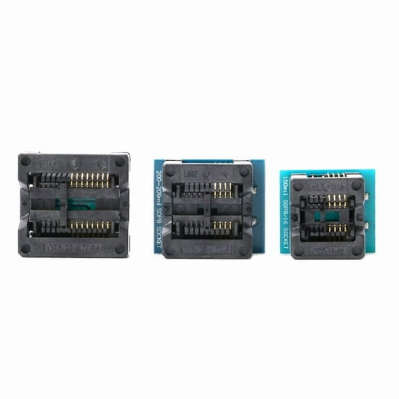 SOP8 to DIP8 Narrow/Wide Body + SOP16 to DIP8 Wide IC Test Adapter ...