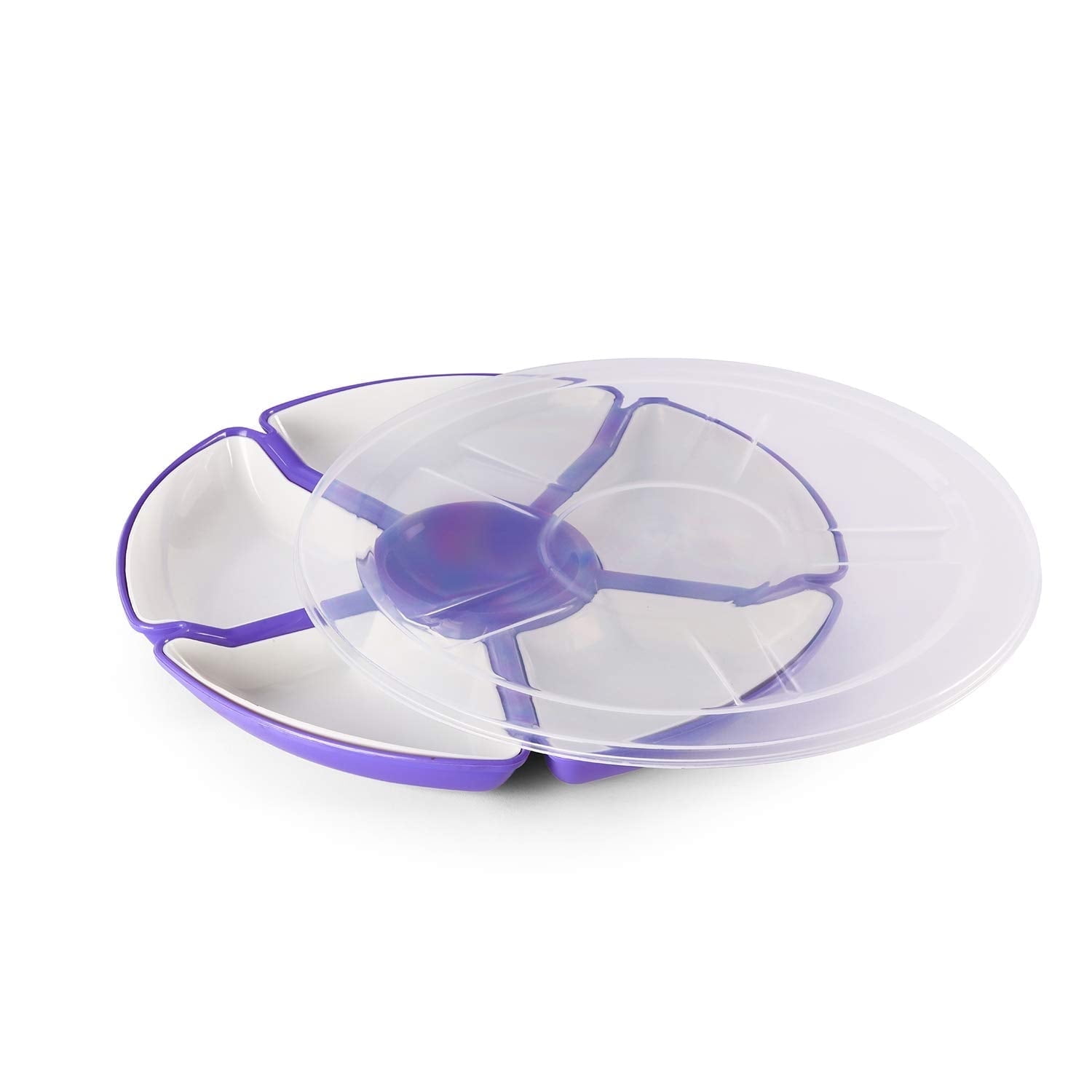 SOPL-OLIVEWARE Flower Snack Container With 5 Compartments | Storage ...