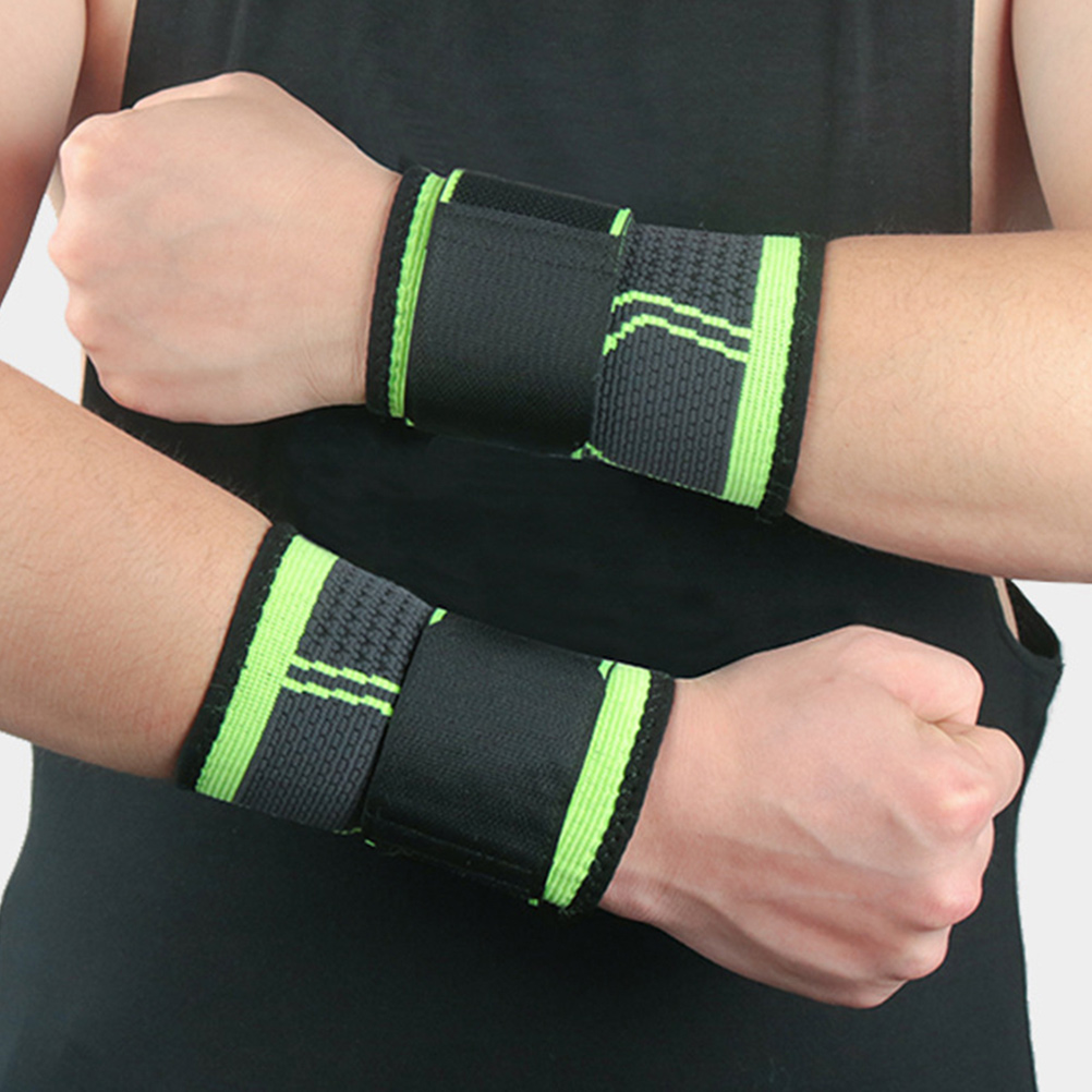 SOPOTUTU 1 Pair Black Wrist Brace for Lifting with Compression and Non ...