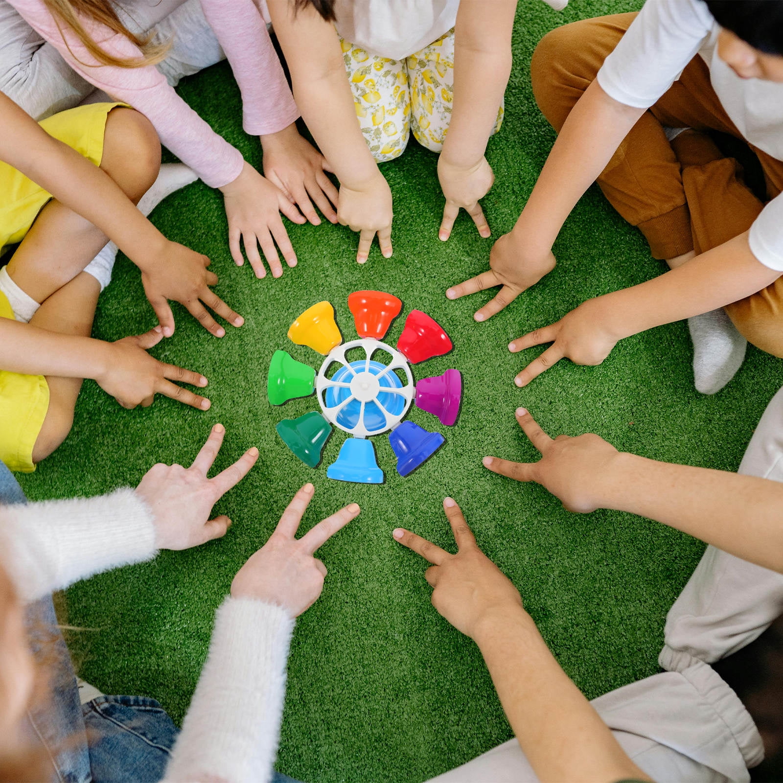 SOPOTUTU 1 Set Bell Shape Handbell For Children Coordination Ability ...