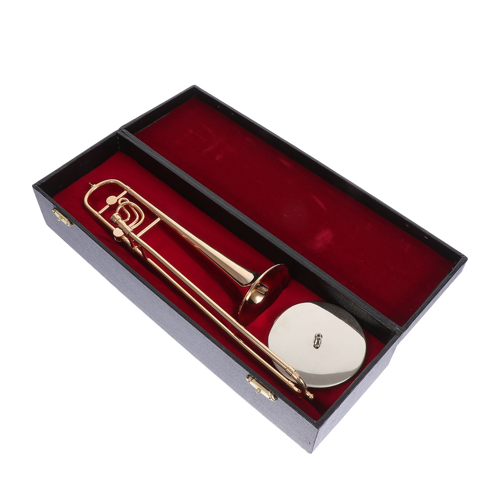 SOPOTUTU 1 Set Compact Golden Trombone for Adult Tabletop Musical Instruments Decor - Walmart.com