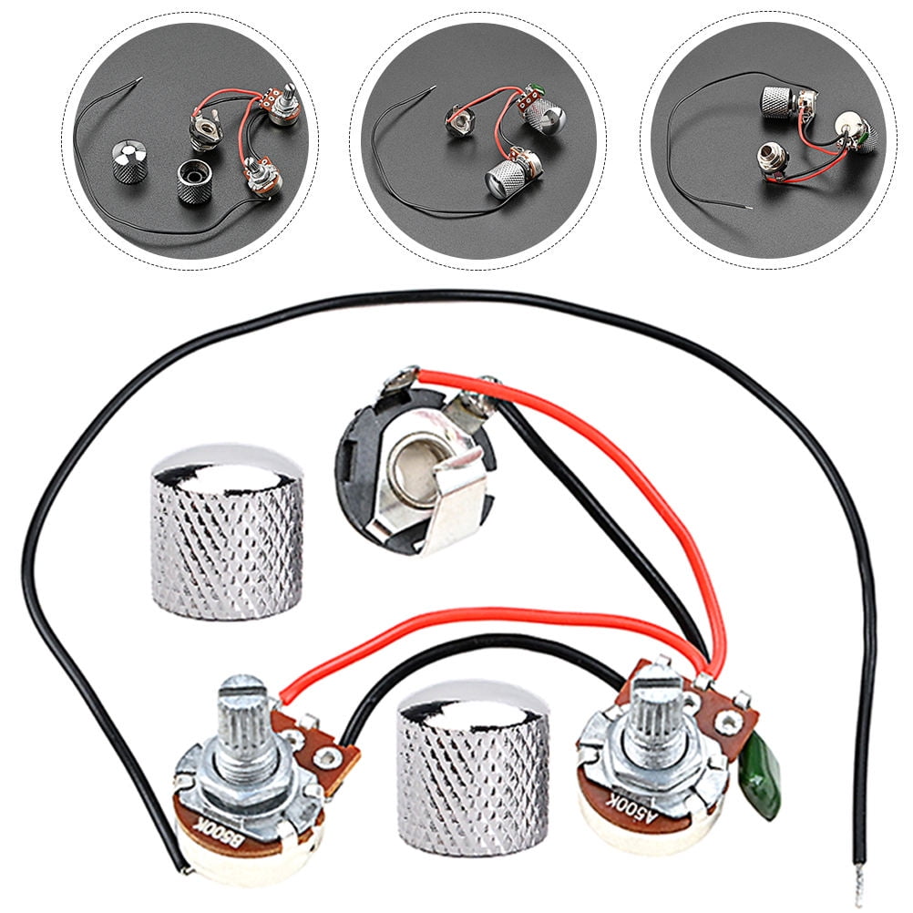 SOPOTUTU 1 Set Durable Metal Plastic Guitar Control Potentiometer ...