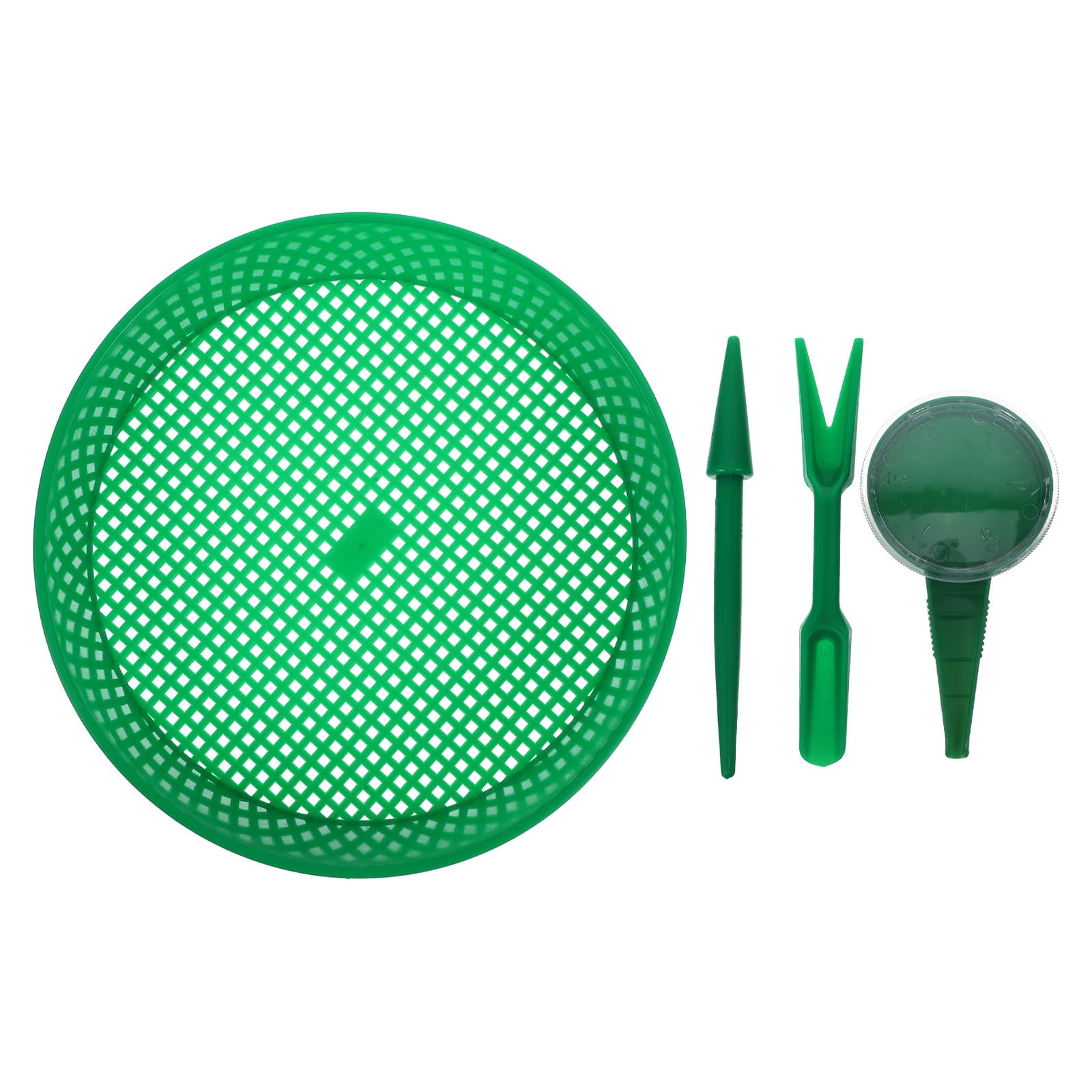 SOPOTUTU 1Set Durable Garden Sifter Tool Green Plastic Soil Sieving Pan ...