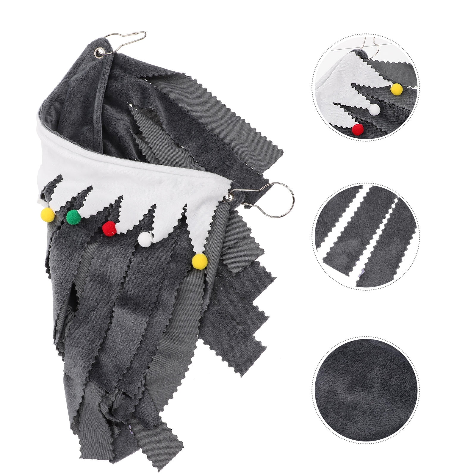 SOPOTUTU 1 Set Guinea Pig Houses and Hideouts Grey Felt Hammock for ...