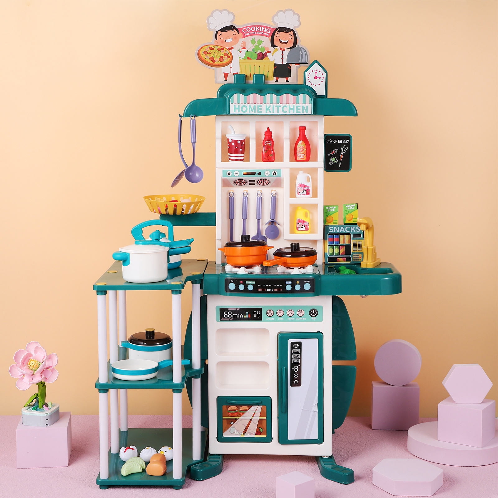 SOPOTUTU 1 Set Kids Kitchen Tools with Realistic Design for Home Play ...