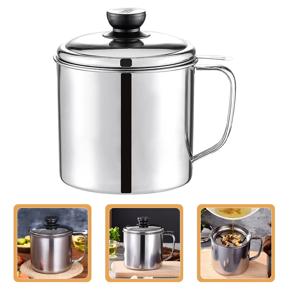 SOPOTUTU 1 Set Oil Strainer Container With Kettle Shape Design For ...