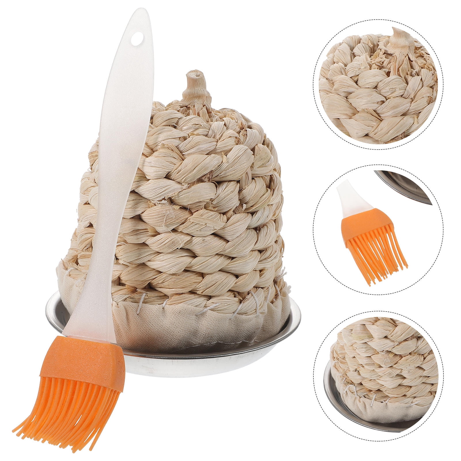 SOPOTUTU 1 Set Pancake Making Accessories Oil Application Rope Material ...