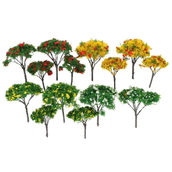 SOPOTUTU Versatile Plastic Model Trees Easy Installation for Home and ...