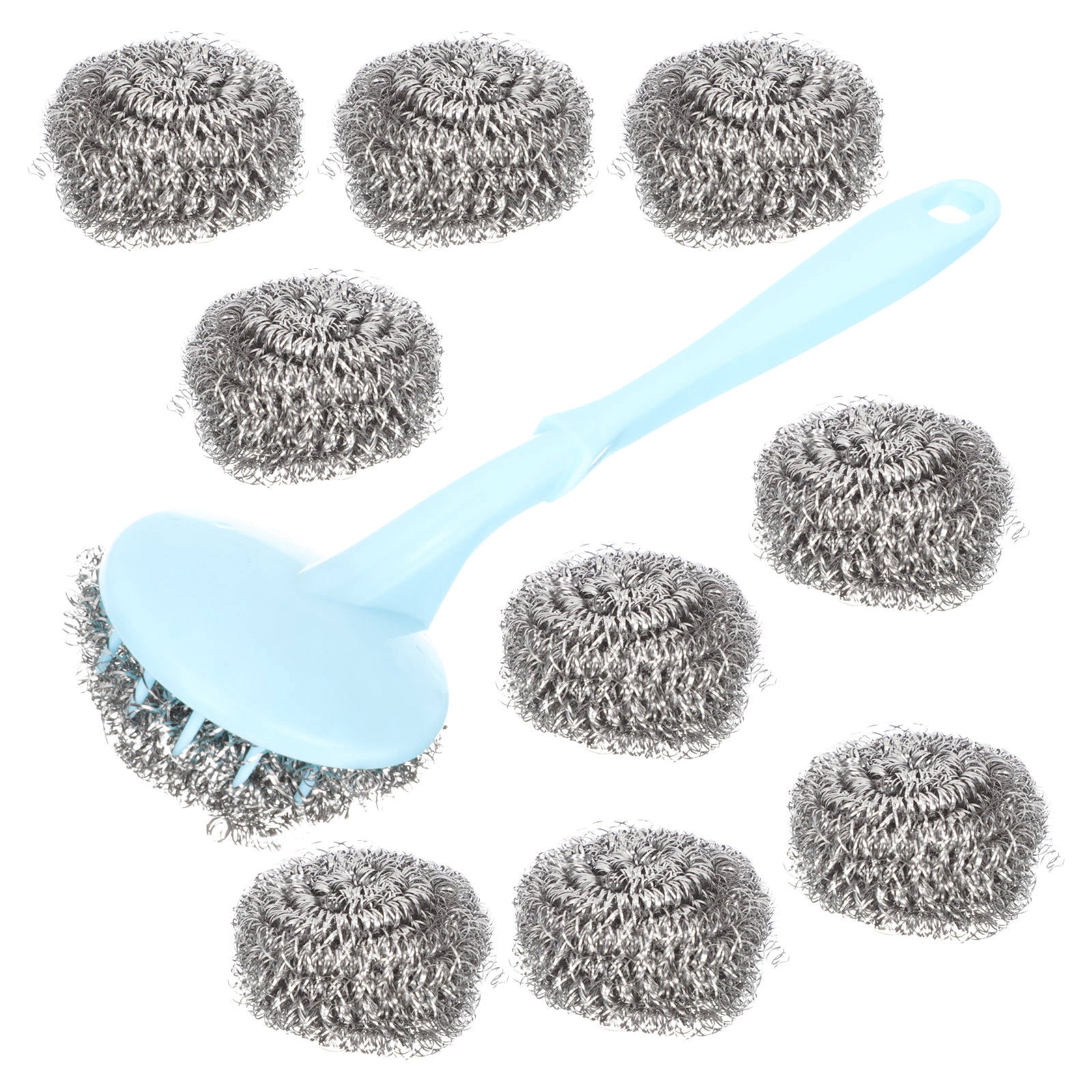 SOPOTUTU Pot Scrub Brush Cleaning Brushes Assorted Color 1 Set ...