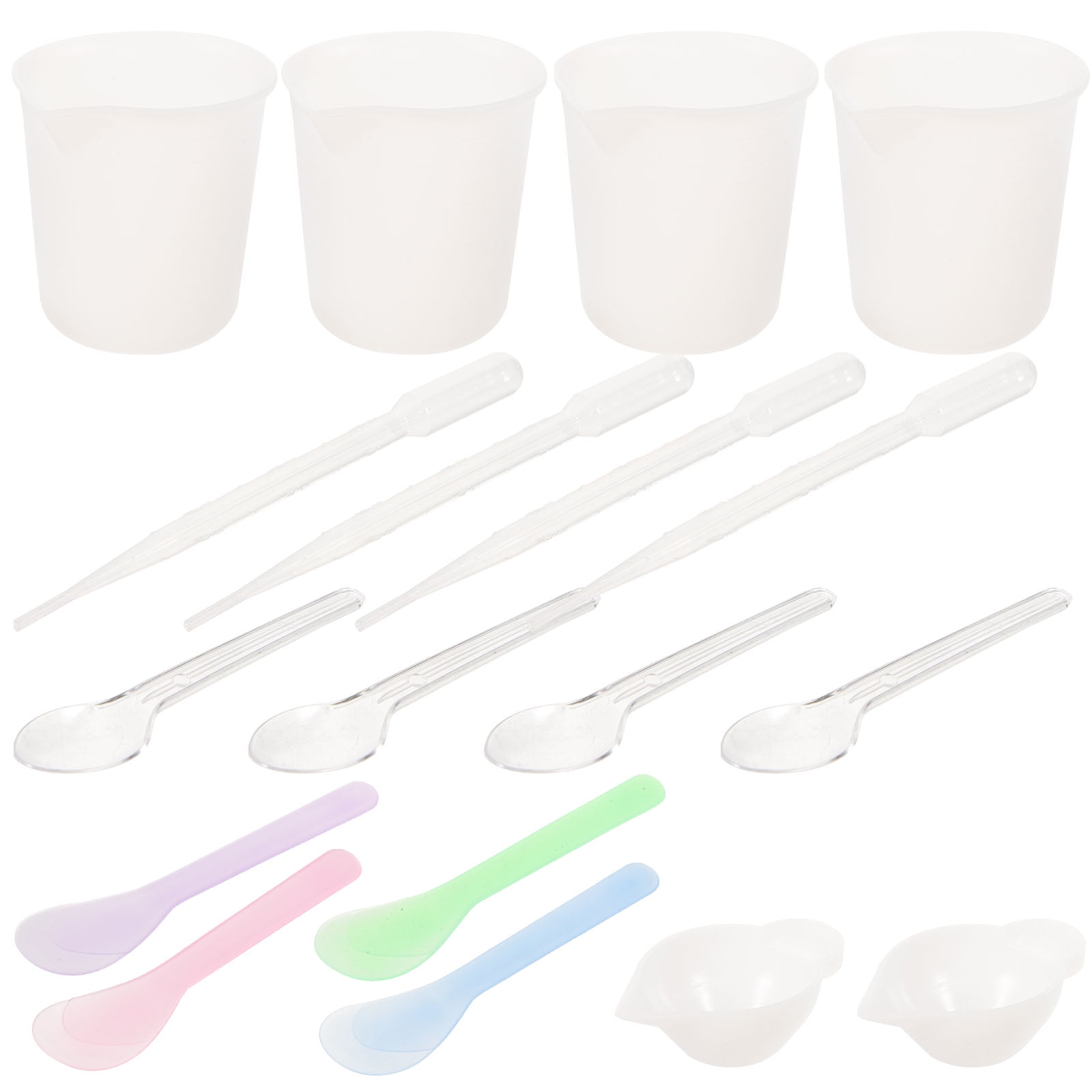 SOPOTUTU 1 Set Sillicone Measuring Cups Tool Kit For Professional Diy ...
