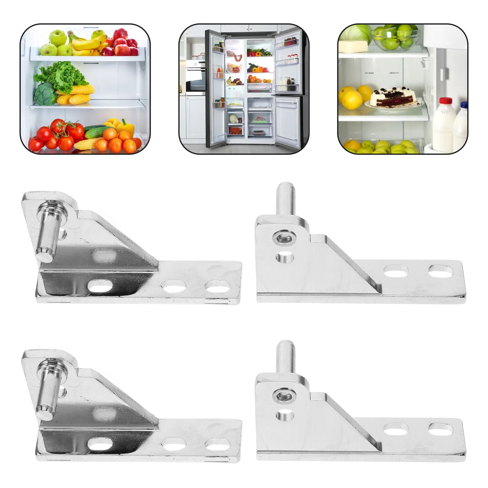 SOPOTUTU Stainless Steel Heavy Duty Freezer Hinges with Automatic Door ...