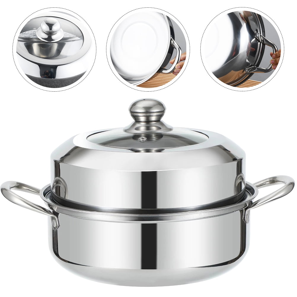 SOPOTUTU 1 Set Steamer for Cooking Stainless Steel Pots with Heat ...
