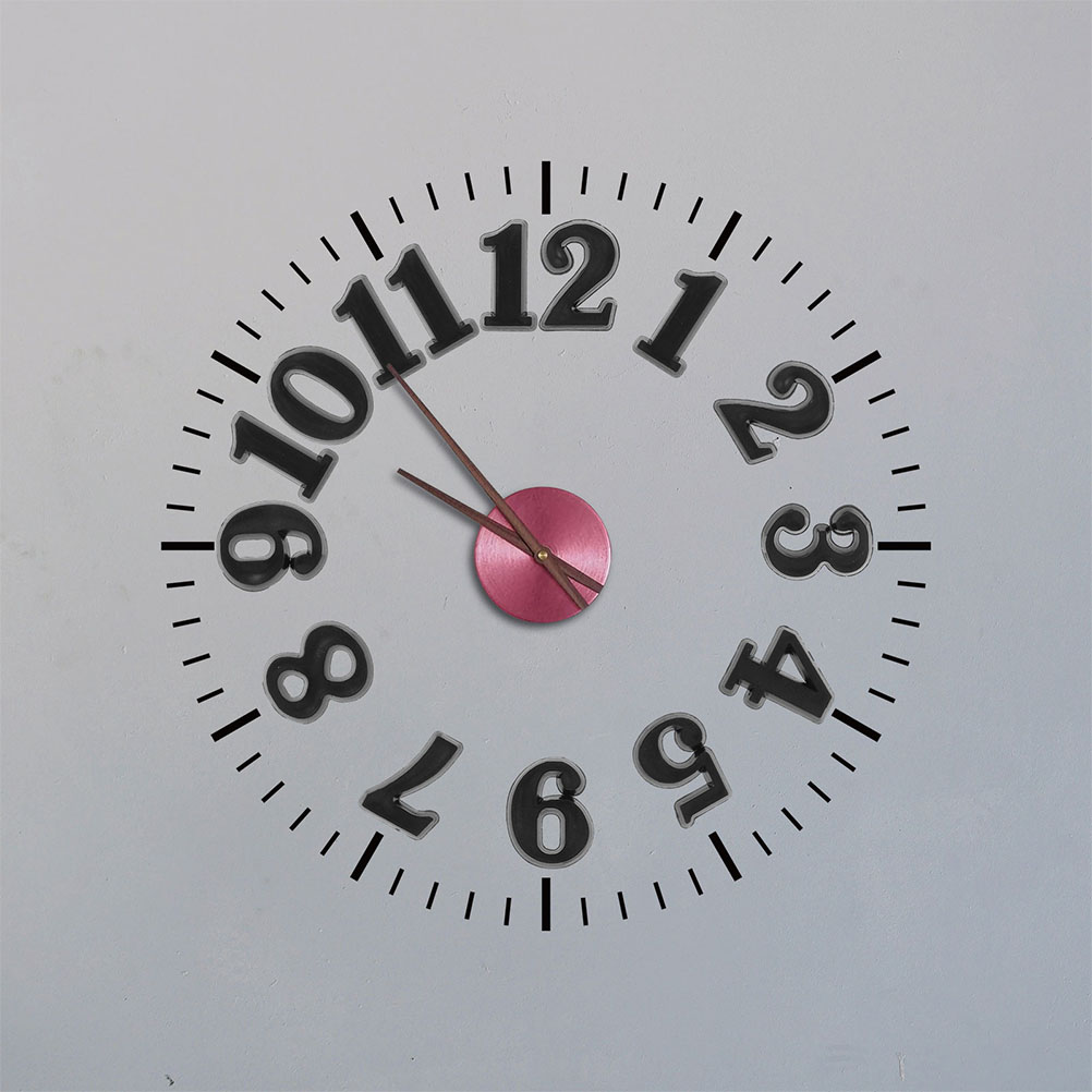 SOPOTUTU Clock Numbers Kit Unique Design Plastic DIY Assembly for ...