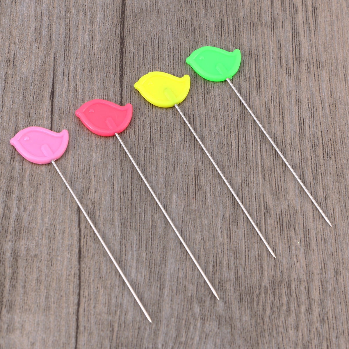 SOPOTUTU 100 Pcs Map Thumb Tacks Bird Head Push Pins Assorted Colors ...