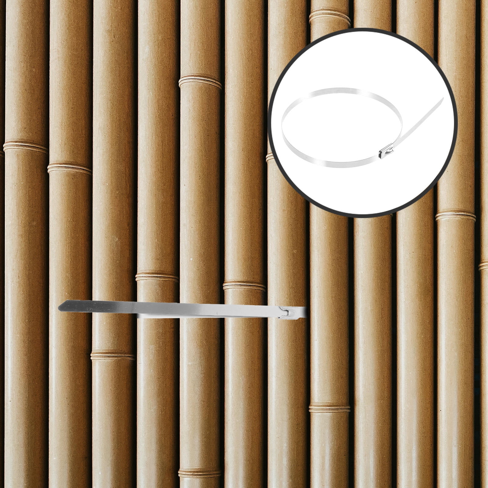 SOPOTUTU Stainless Steel Chain Link Fence Fasteners 100pcs Tensile ...