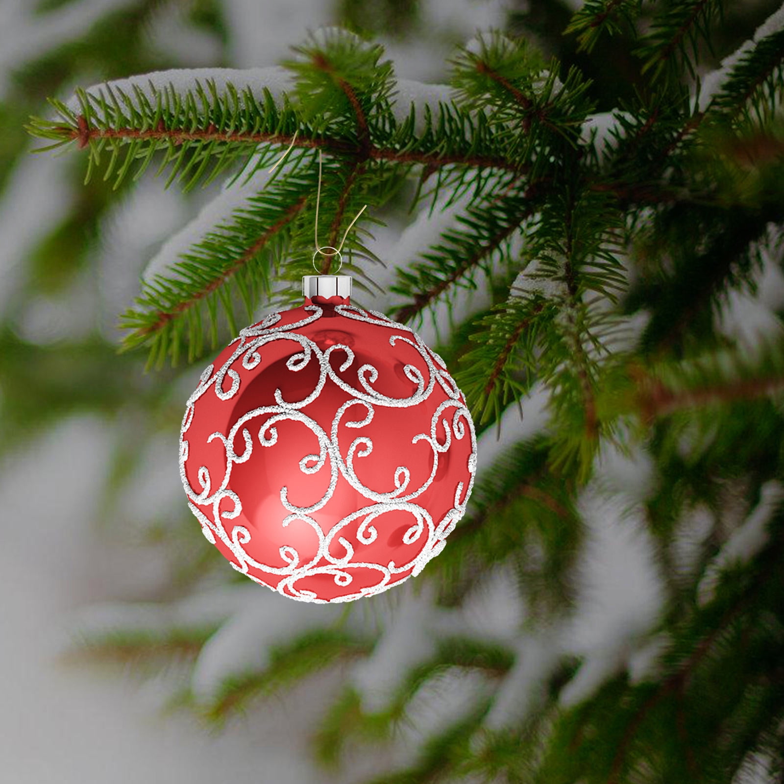 SOPOTUTU 100Pcs Christmas Ornament Hangers Golden Iron for on Trees ...