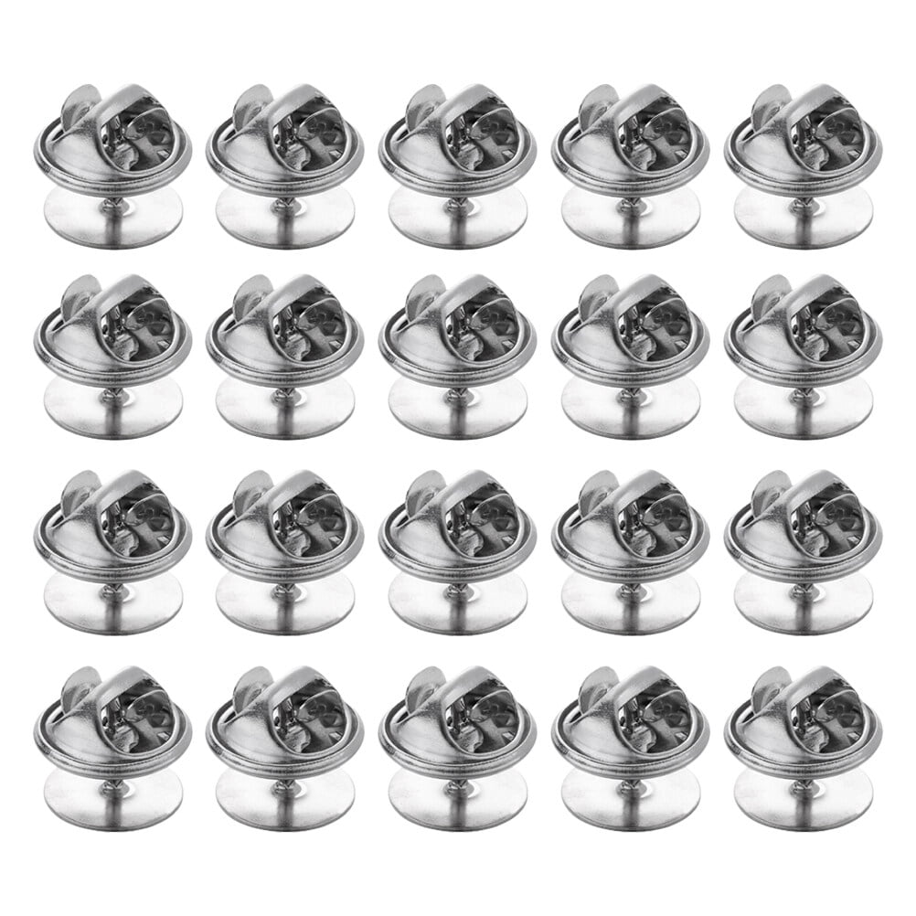 SOPOTUTU 100Pcs Copper Backed Brooch Clasps and Lapel Pins Secure and ...