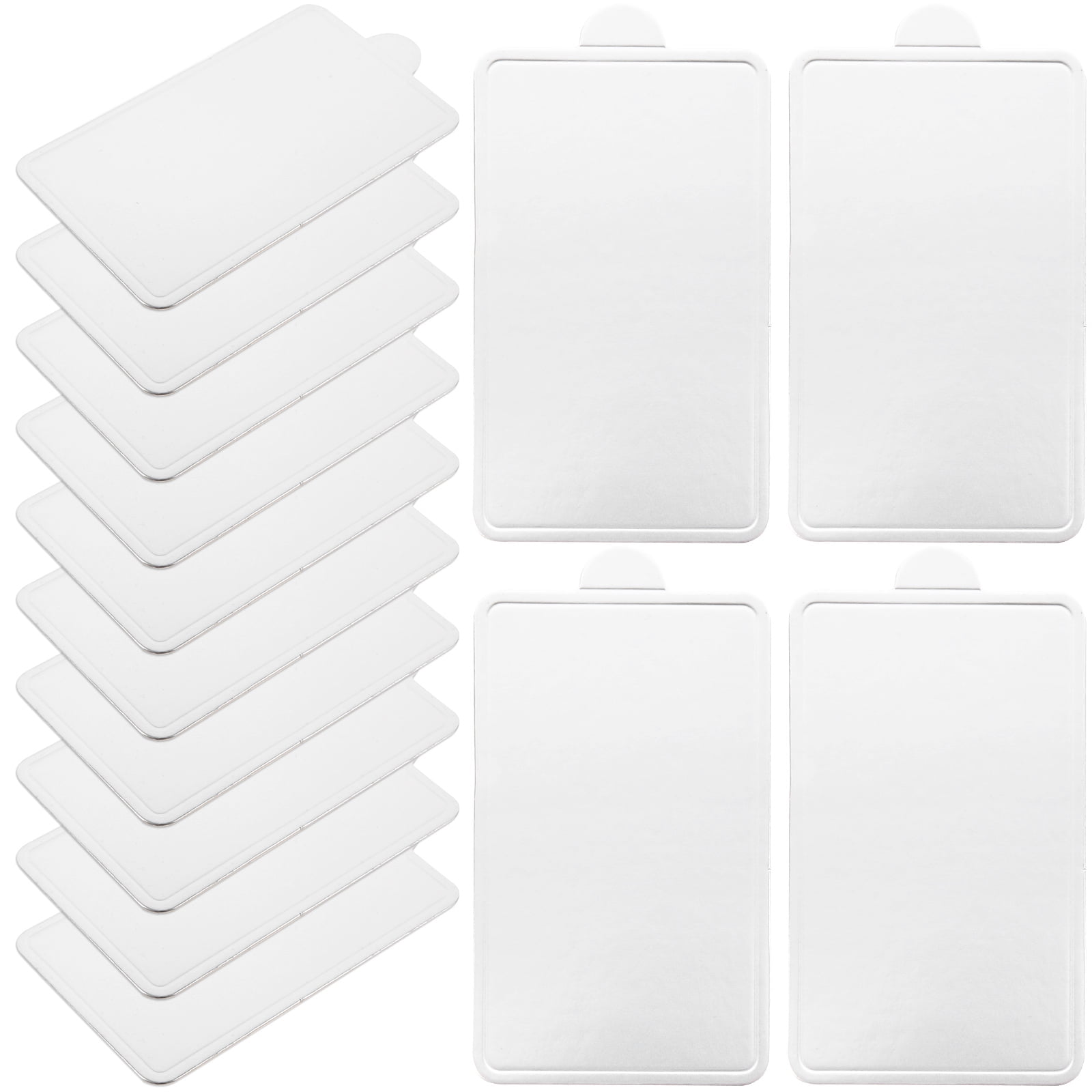 SOPOTUTU Sopotutu 100Pack White Paper Cake Tray Elegant Design For ...