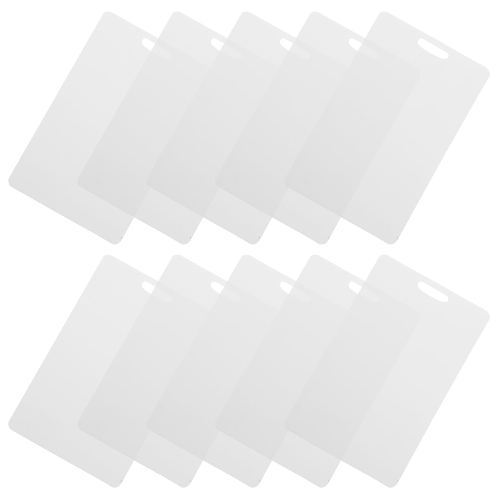 SOPOTUTU White PVC Blank Business Cards for Projects, 100 Pieces Cards ...