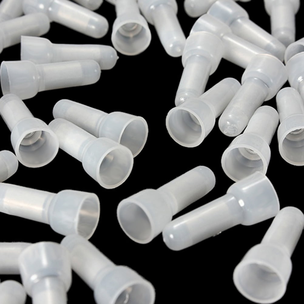 SOPOTUTU 100Set Crimp Terminal Connector Sleeves Pressure Line Caps in ...