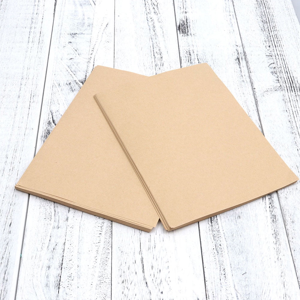 SOPOTUTU 100Set Vintage Writing Paper Set for Note Taking Brown Paper ...