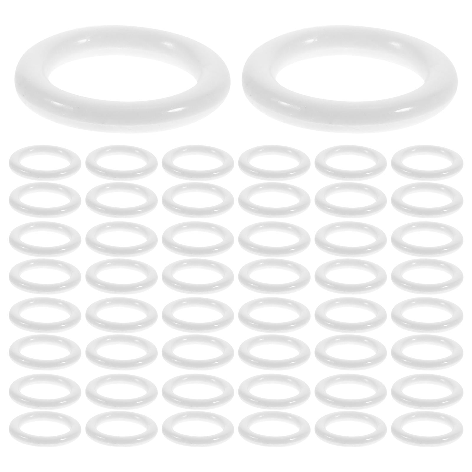 SOPOTUTU 100pcs Curtain Grommet Kit Plastic Trim Circular for Home ...