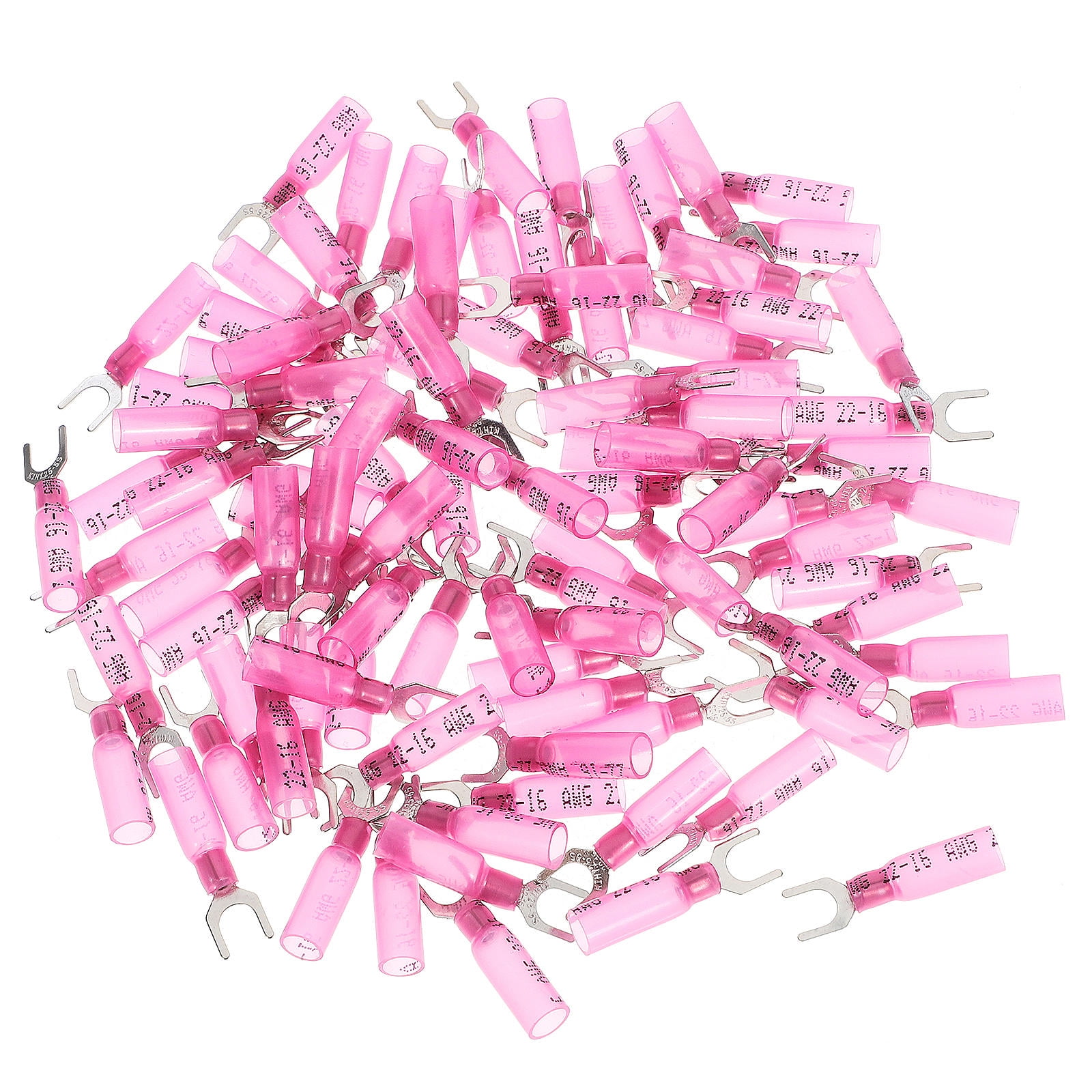 SOPOTUTU Heat Shrink Fork Connectors for Home Electrical Wiring and ...