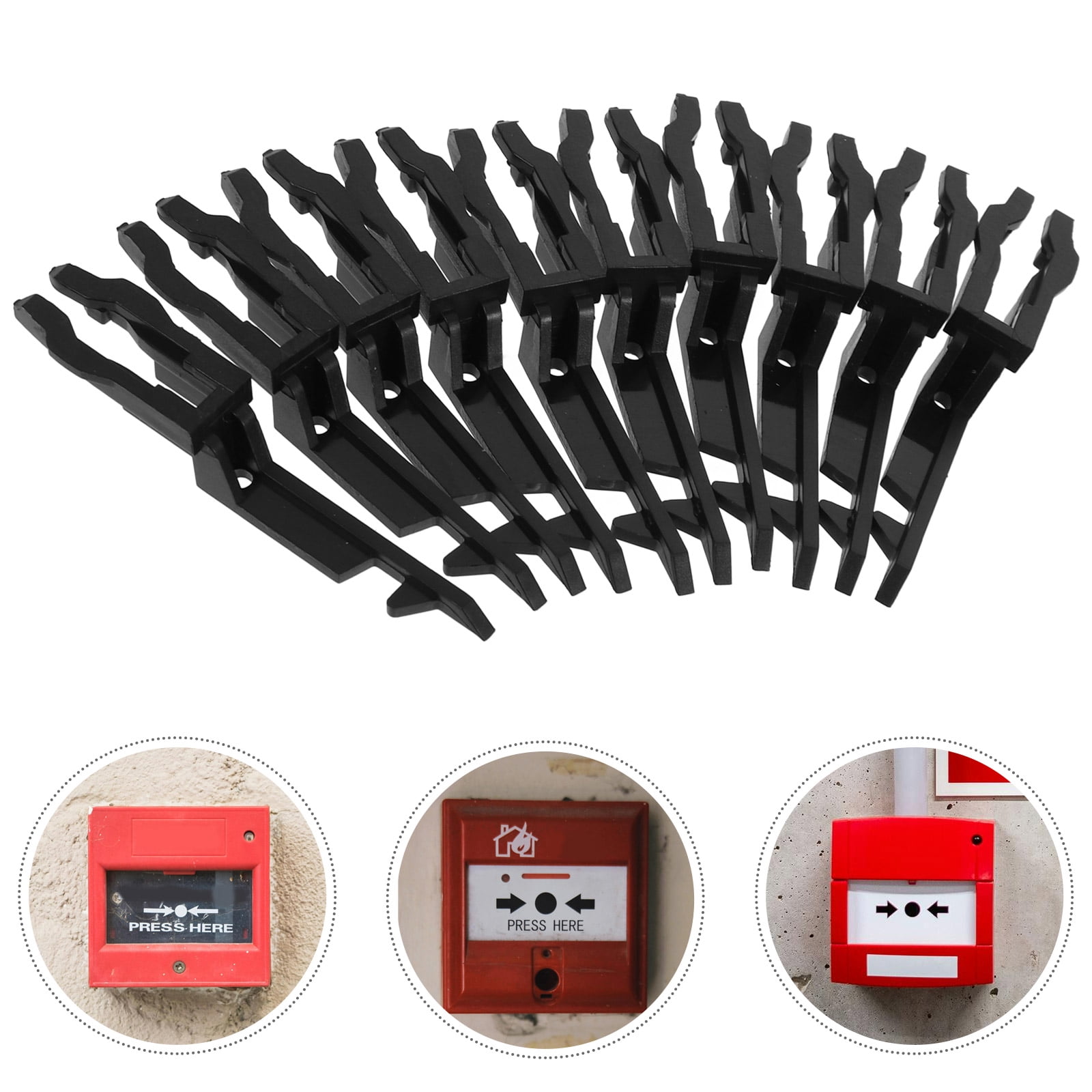 SOPOTUTU Interior Door Key Pin Emergency Alarm Activation Plastic 10Set ...