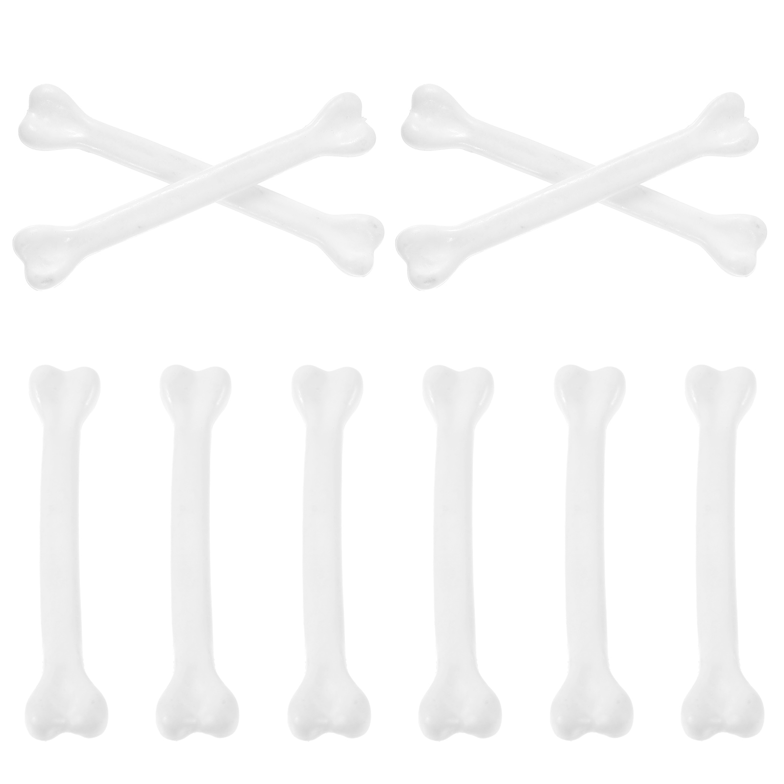 SOPOTUTU Plastic Bone White Plastic 10Pcs Diy Necklace Bar Decorations ...