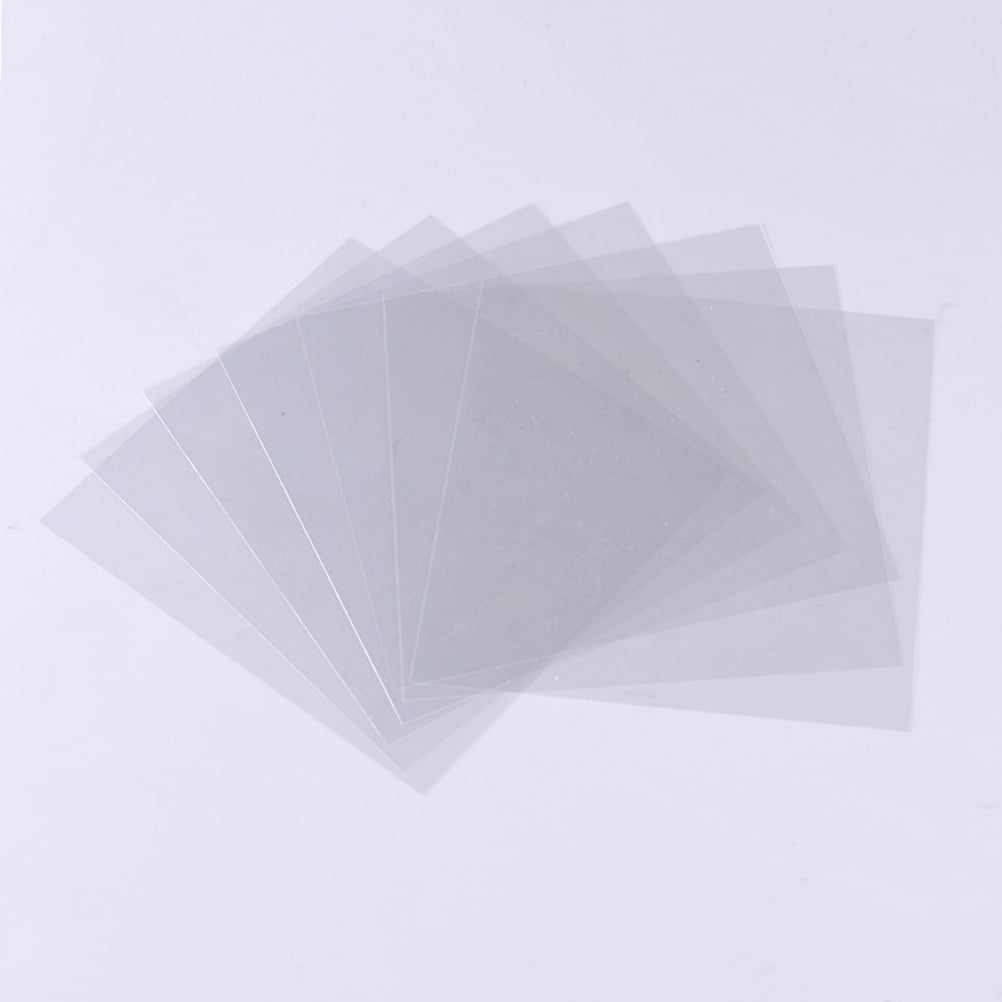 SOPOTUTU 10Pcs Clear Plastic Sheets Crafts Transparent Sheet for DIY ...
