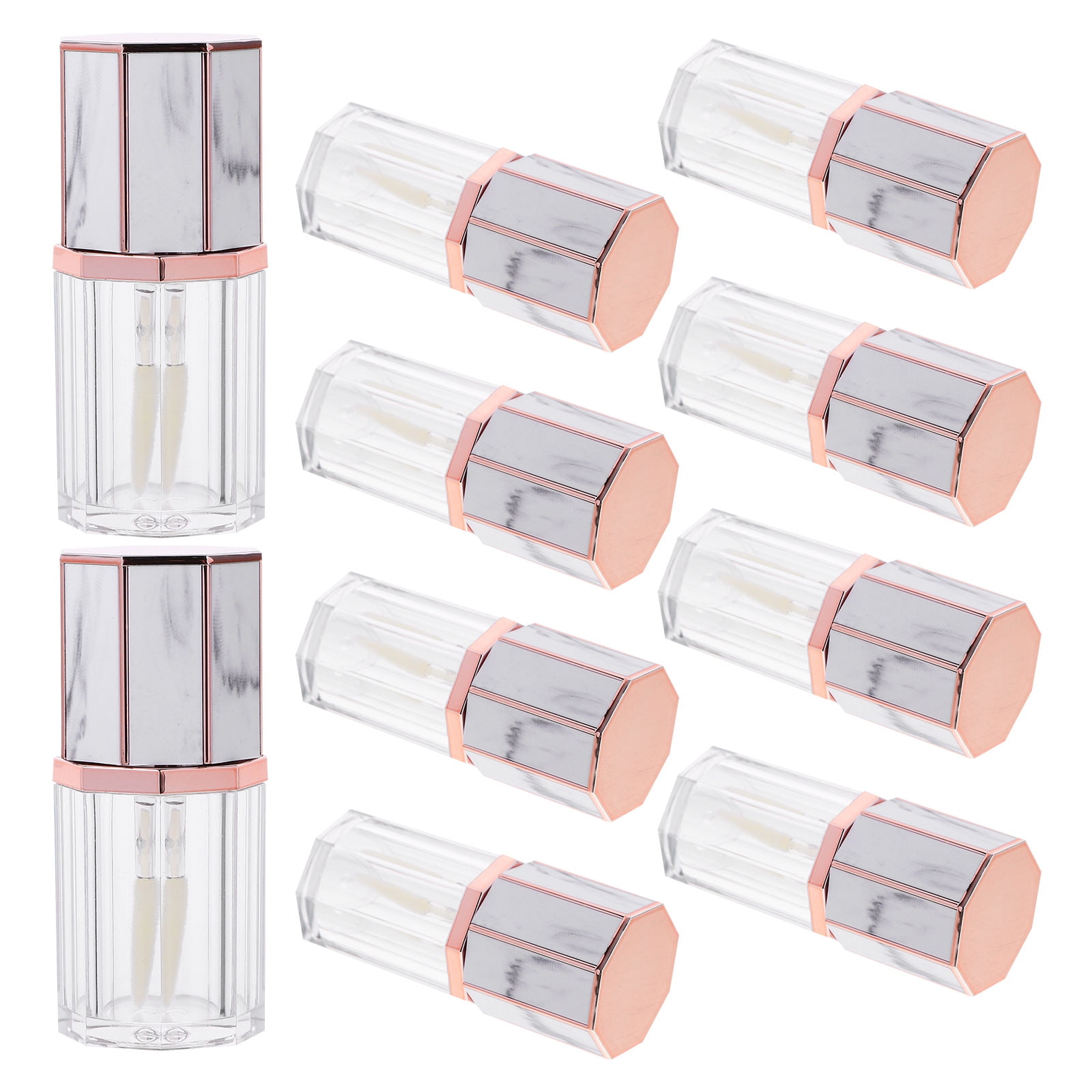 SOPOTUTU 10Pcs Empty Lip Gloss Vials Small Lip Gloss Containers For ...