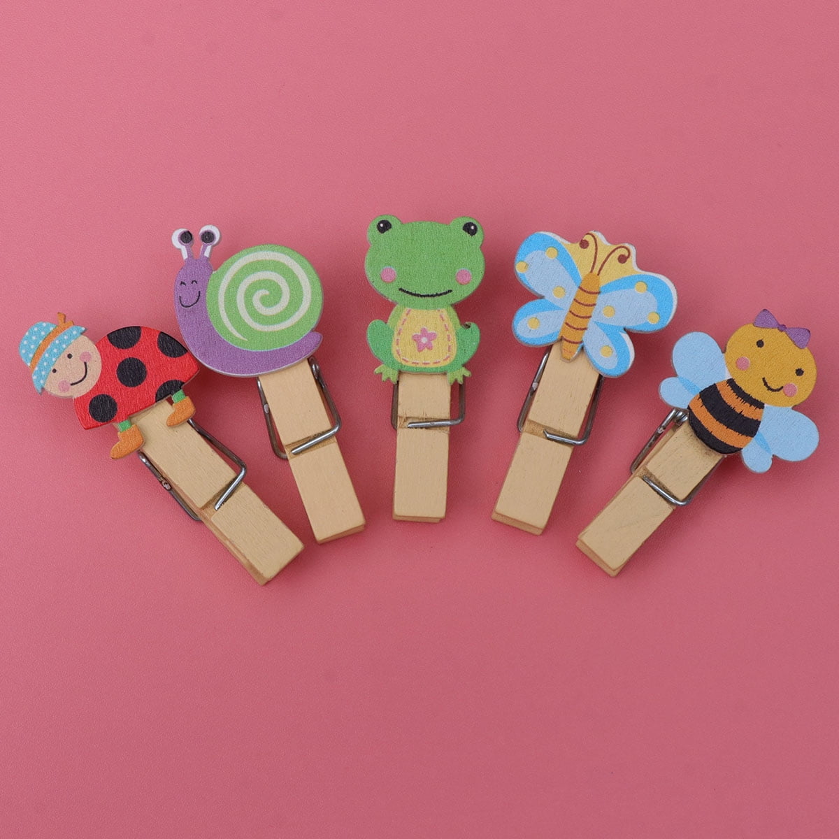 SOPOTUTU Wood Picture Clips Multi-Purpose Display Clips for Photos ...