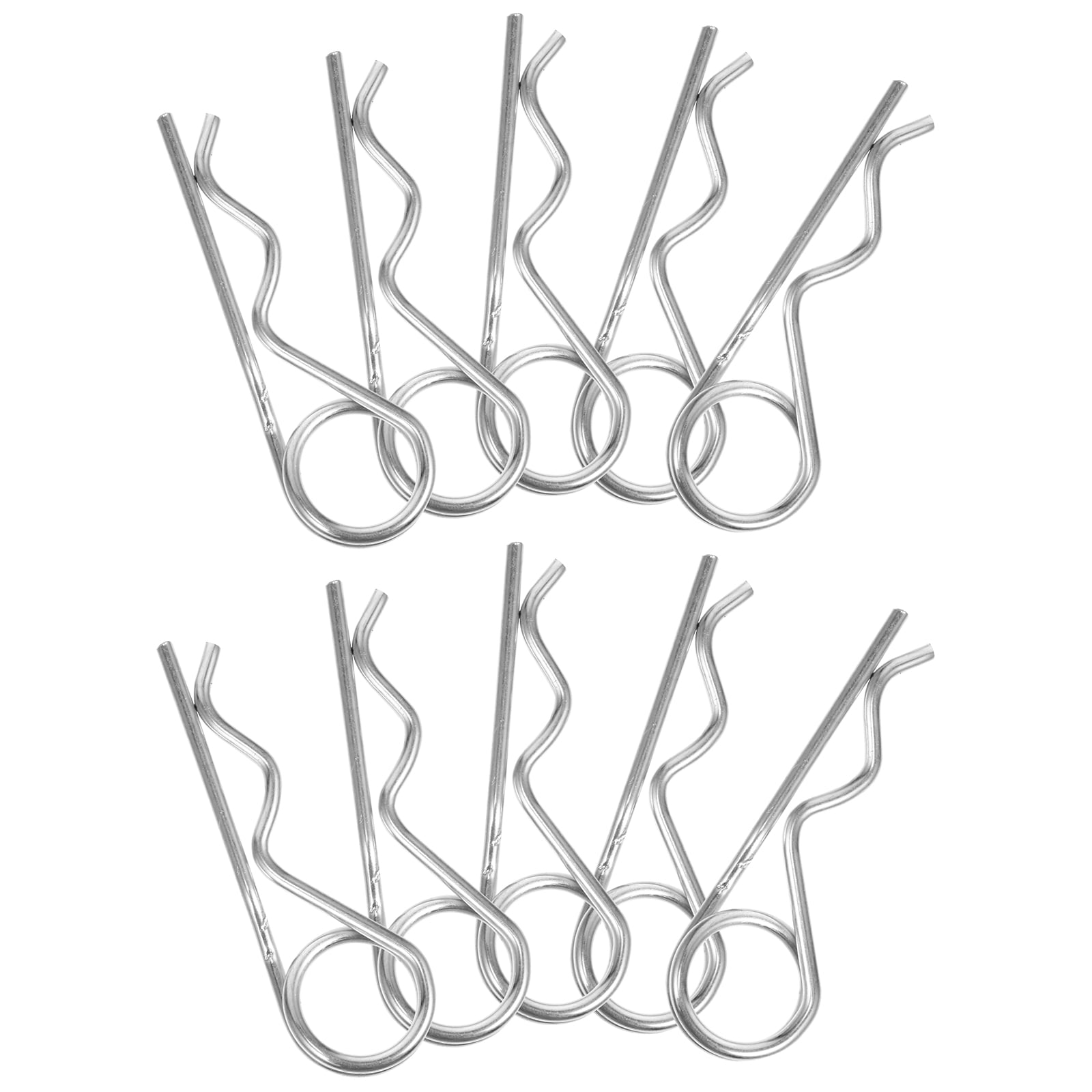 SOPOTUTU 10Pcs Spring Steel R-Shaped Trailer Stop Pin for Automotive ...
