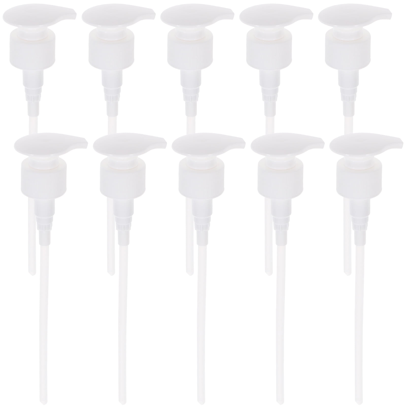 SOPOTUTU 10Pcs White Shower Gel Dispenser With Drip Proof And Cut To ...