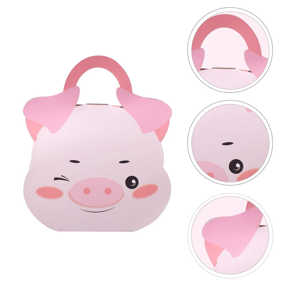SOPOTUTU 10Set Pink Paper Goodies Boxes for Children Birthday Party ...