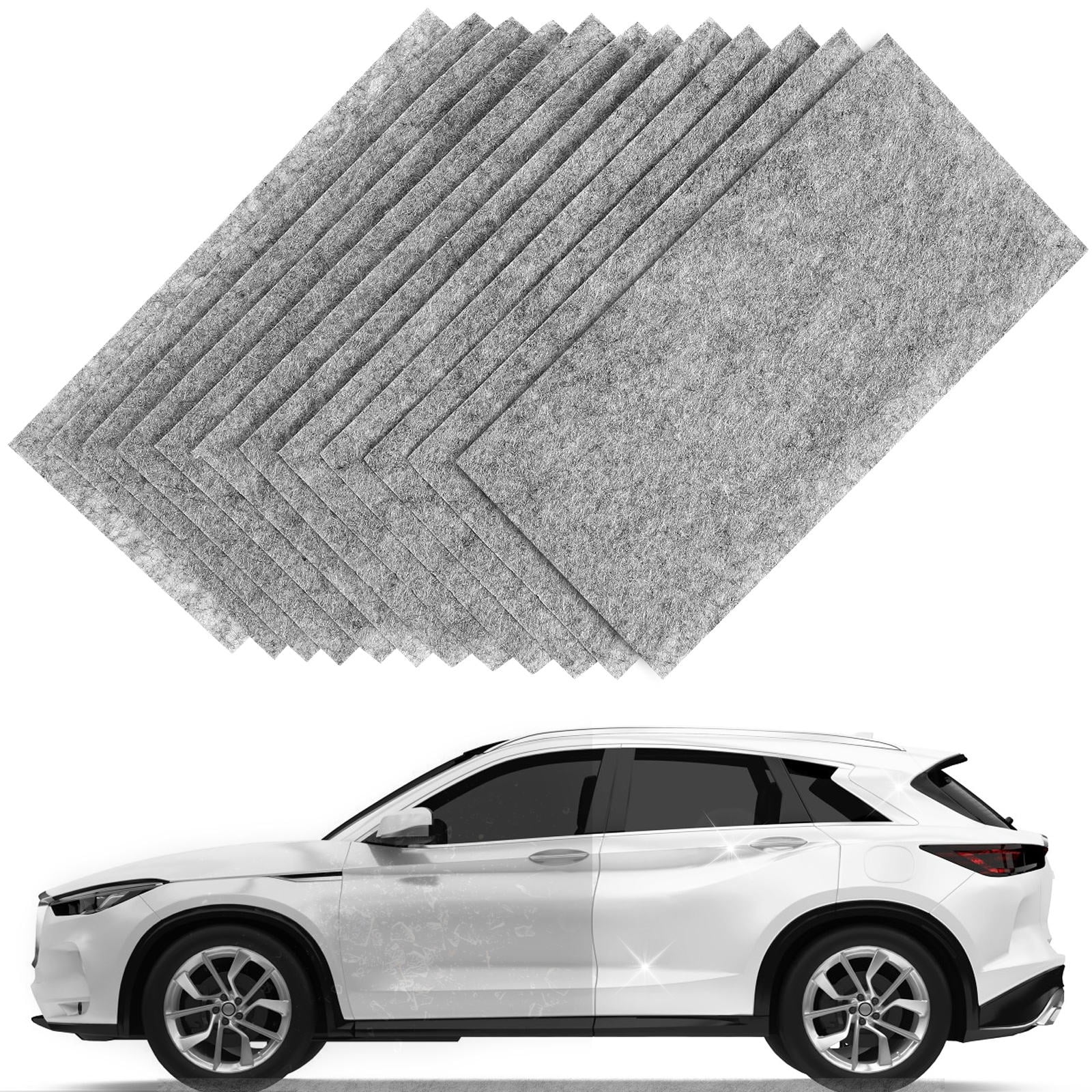 SOPOTUTU 12 Pcs Nano Cloth for Car Surface Scratch Removal 7.9x3.9x0 ...