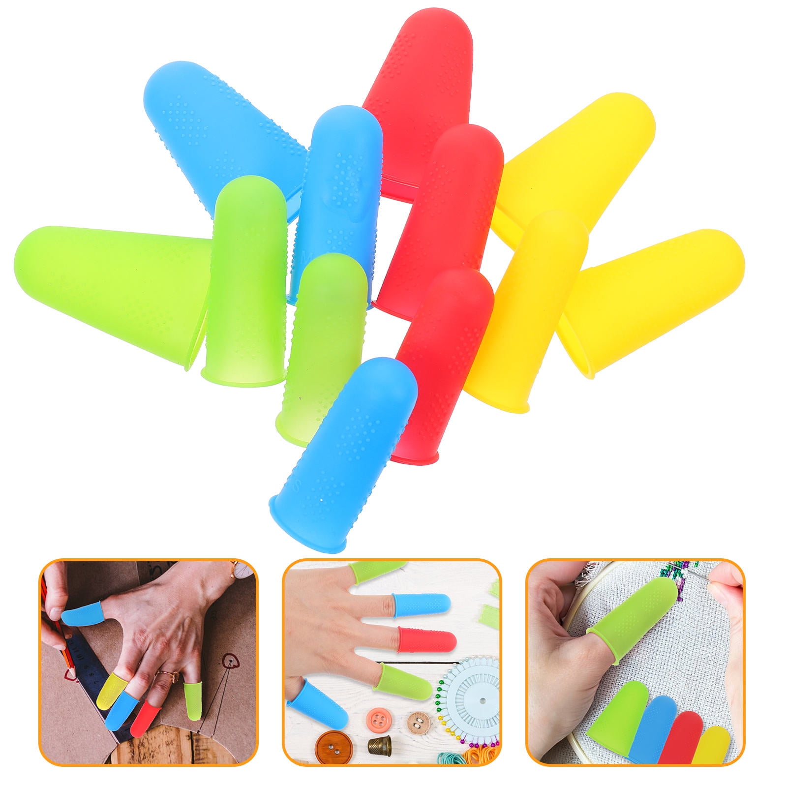 SOPOTUTU Adults Finger Protectors Durable Finger Protectors Assorted ...