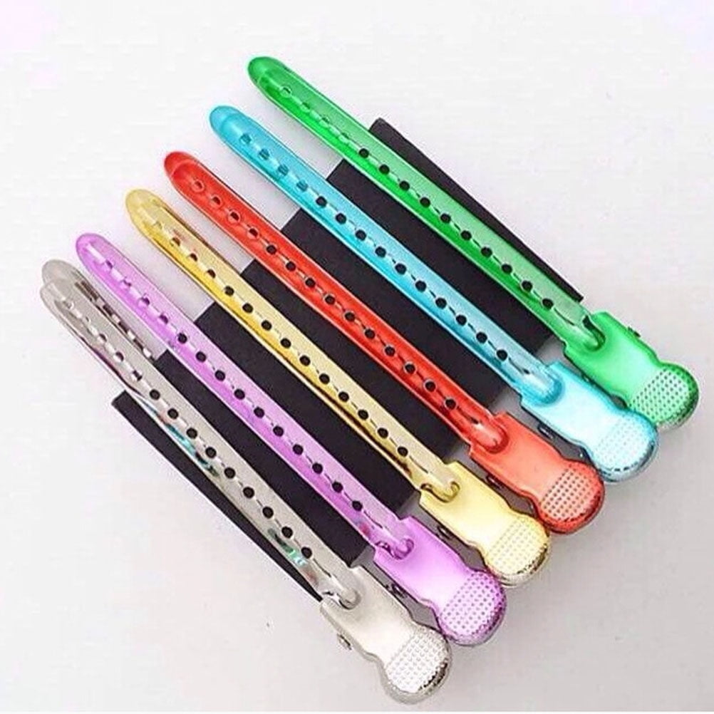 SOPOTUTU 12Pcs Metal Hair Clamp Hairpins Assorted Colors for Long and ...