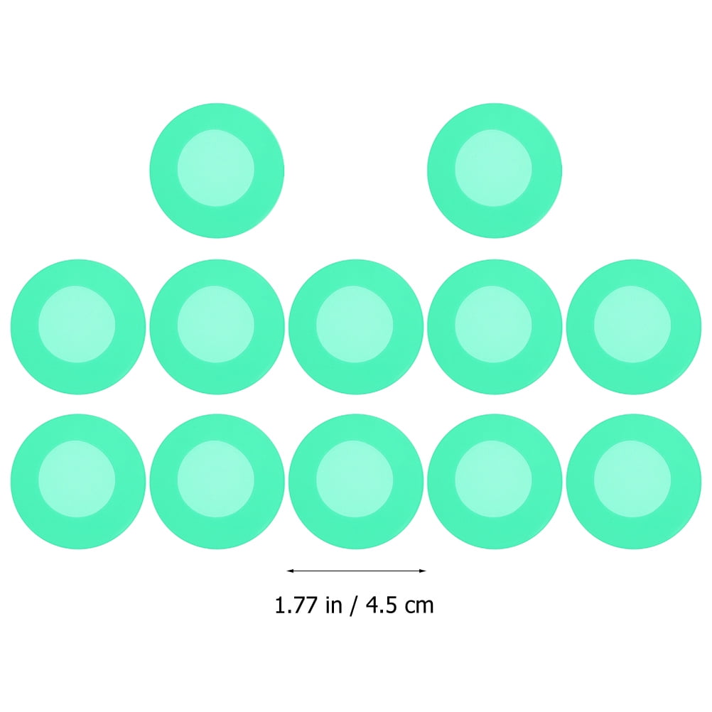 SOPOTUTU 12Pcs Round Green Silicone Non-medical Stethoscope Accessories ...