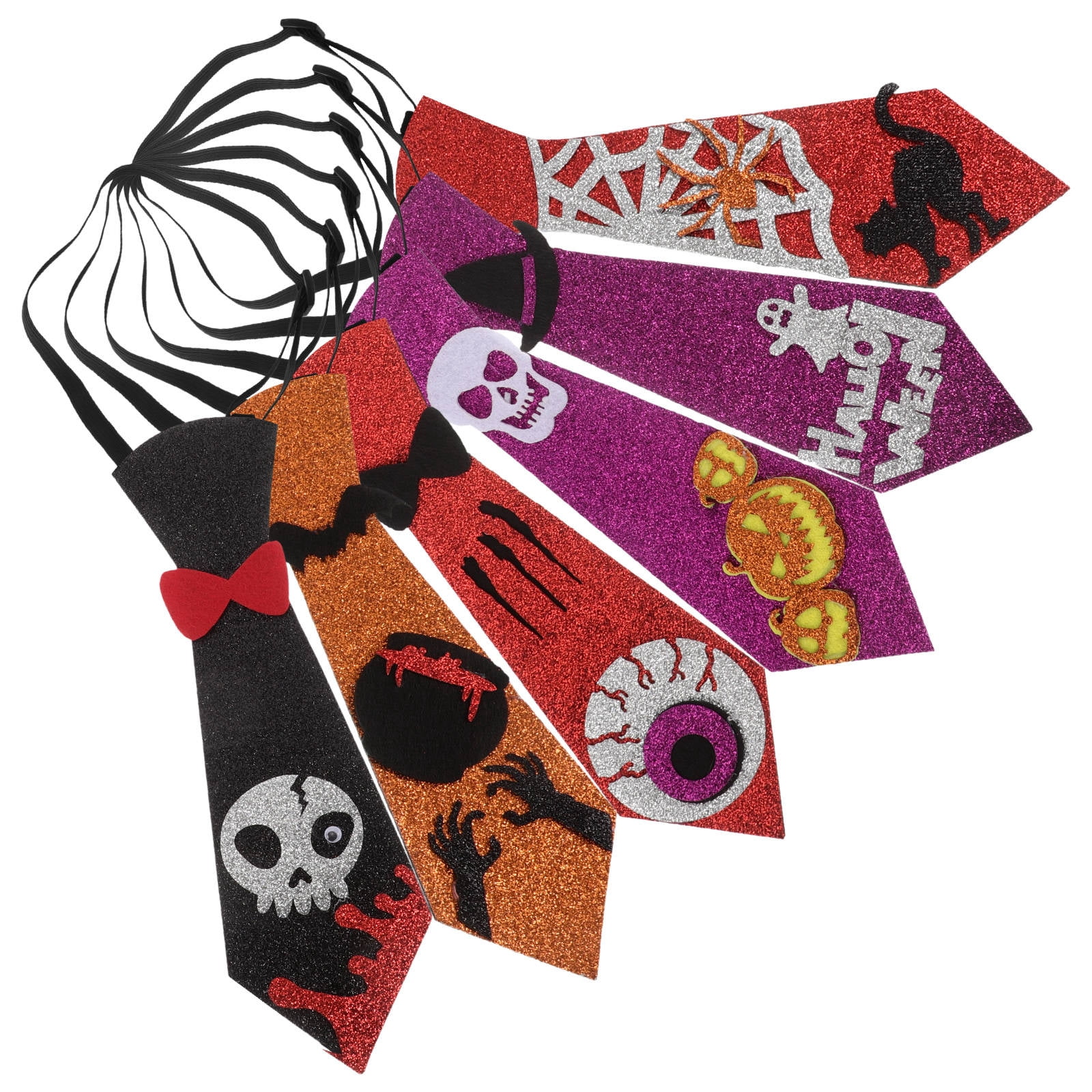 SOPOTUTU 12Set Ties for Toddler Assorted Color Fabric Boys Costume ...