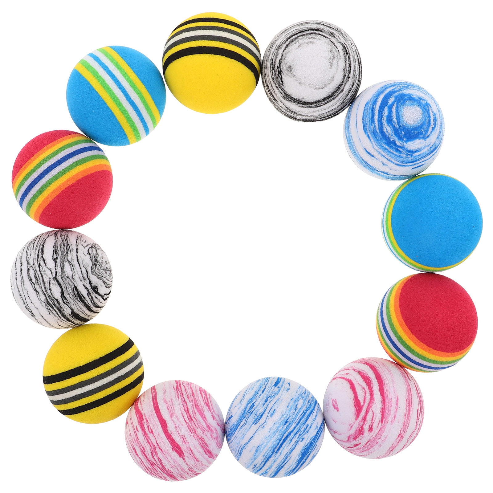 SOPOTUTU Golf Practice Balls Assorted Color Eva Indoor Sports Durable ...