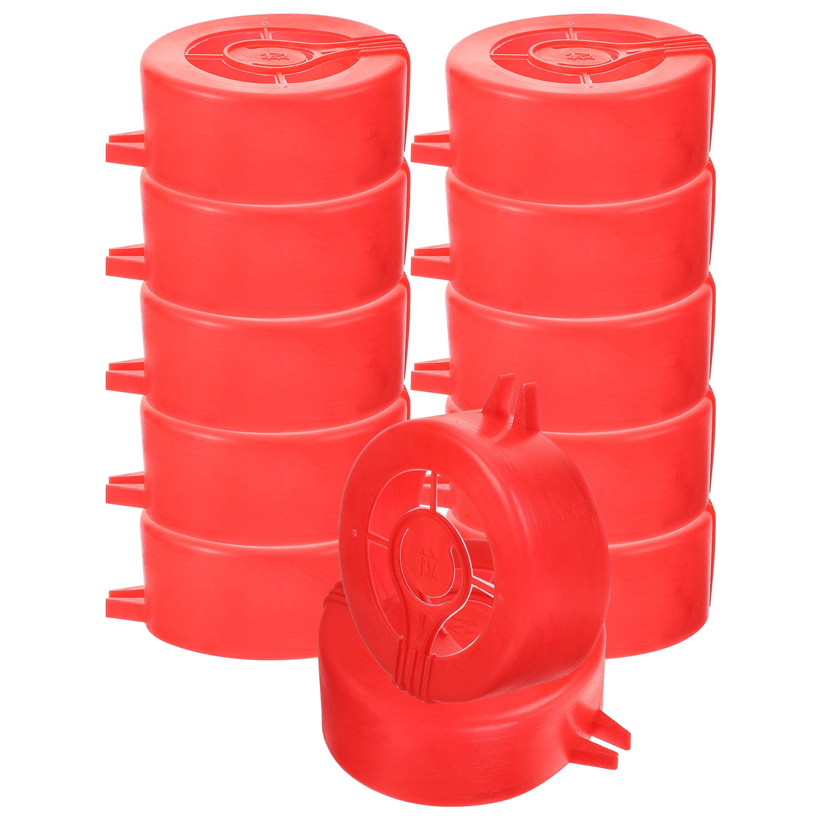 SOPOTUTU Bung Drum Sealing Caps Plastic Bung Drum Caps Red 12pcs ...