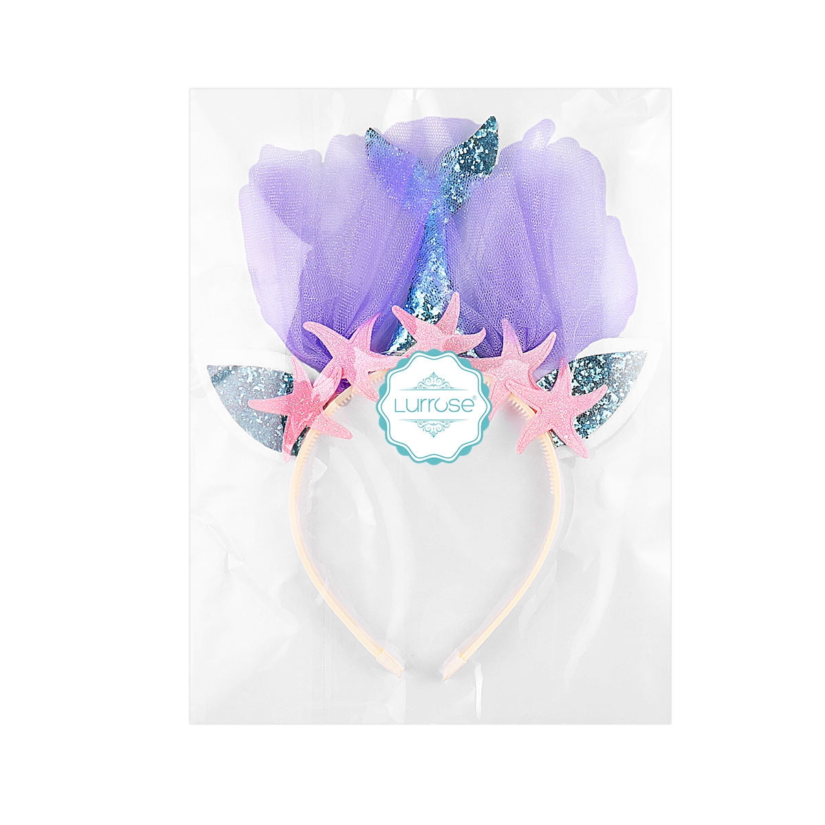 SOPOTUTU 16Pack Circular Mermaid Headpiece Girls Costume Accessories ...
