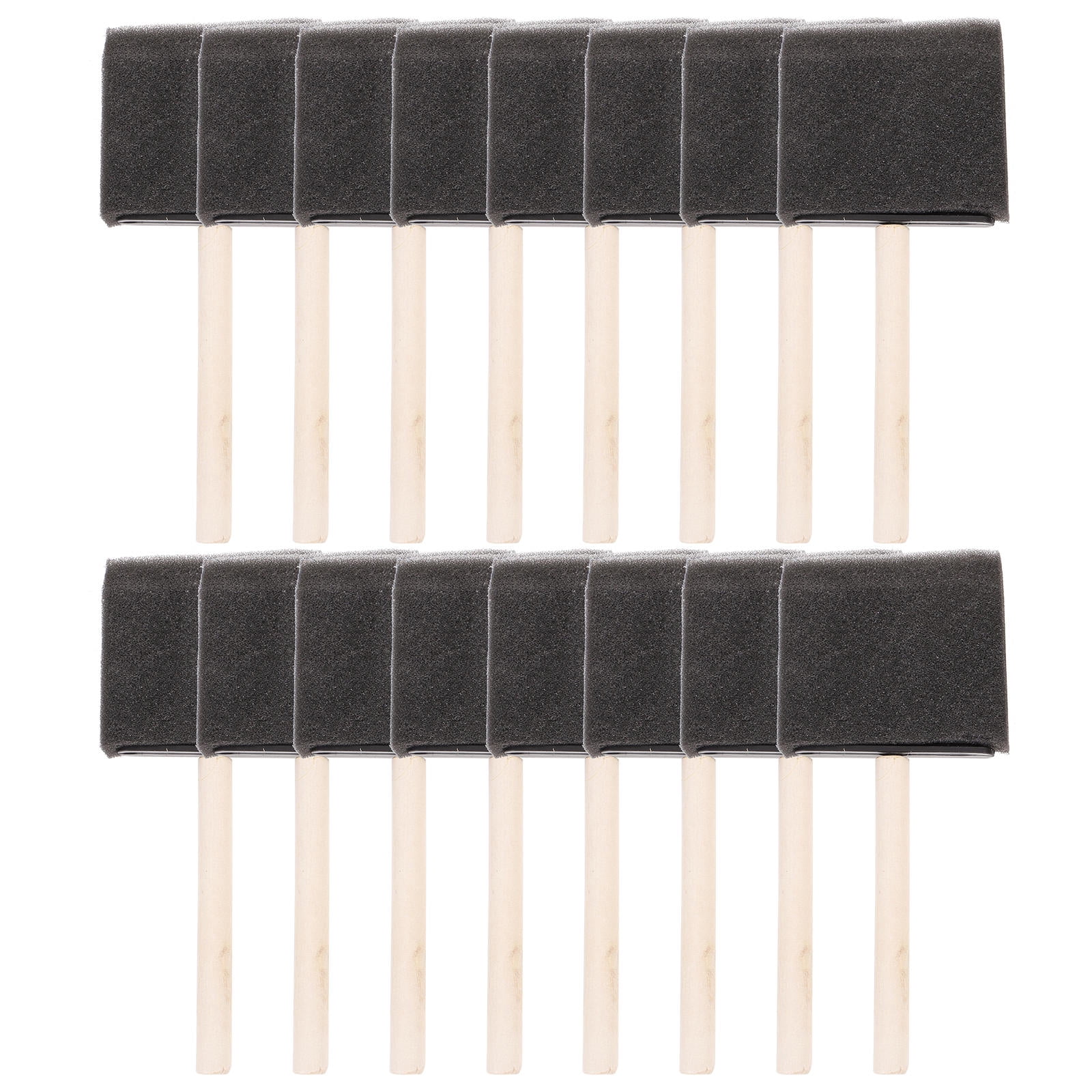 SOPOTUTU Sponge Brushes Kit Black 16Pcs - Walmart.com